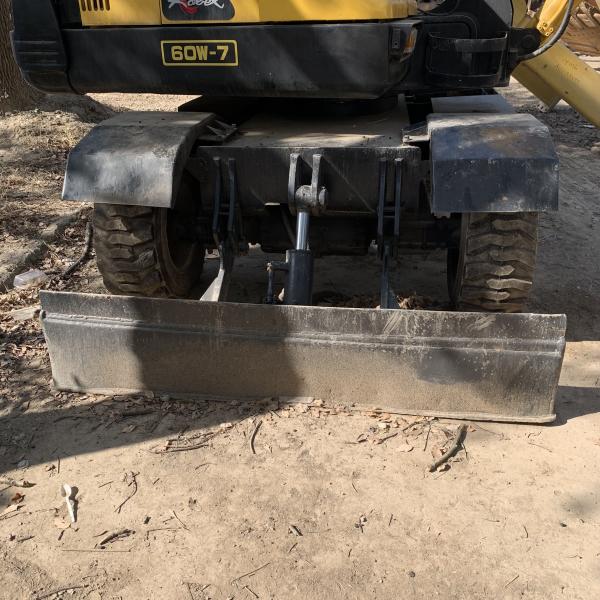 Quality Good Condition Used Korea Hyundai 60w Wheel Excavator with Original Hydraulic for sale