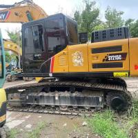 China Sany SY215C PRO Second Hand Excavator Original Paint High Work Efficiency for sale