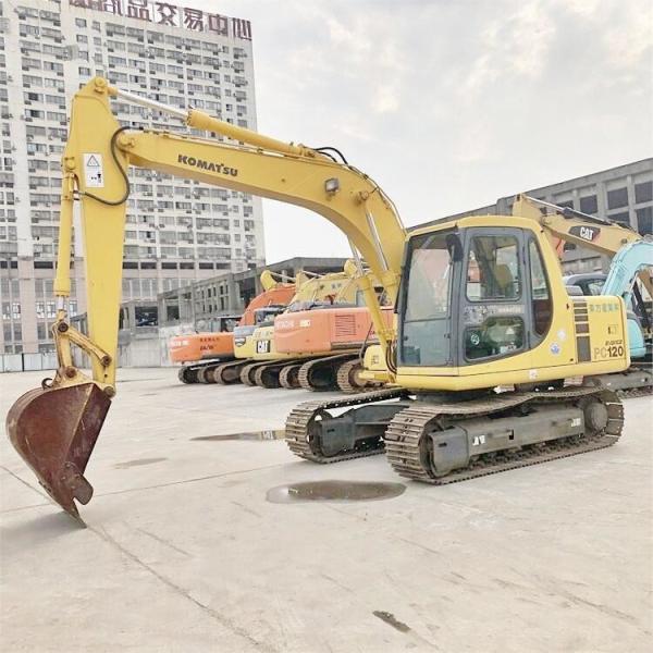 Quality Used Komatsu PC120 Excavator 12000KG Machine Weight Original Hydraulic Cylinder for sale