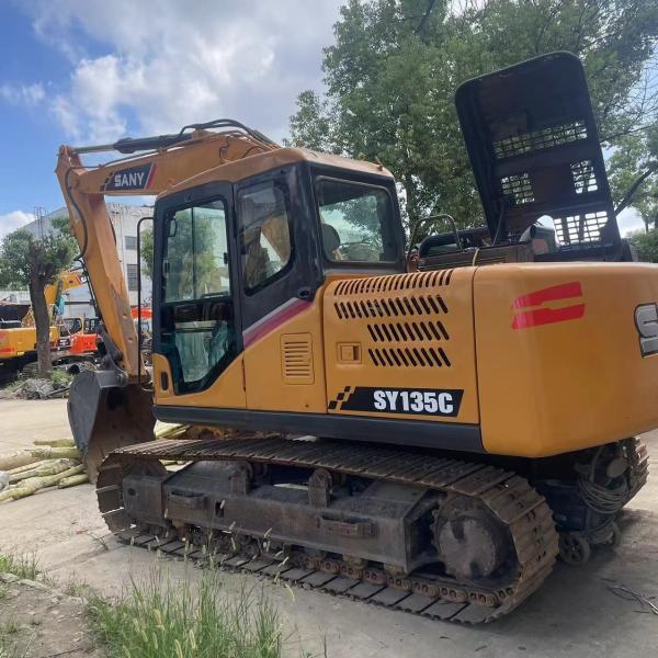 Quality Used Second Hand 13T Sany135C Excavator with ISUZU Engine in Excellent Condition for sale
