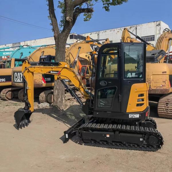 Quality 6T Yanma Engine Second Hand SANY26C Excavator 0.06m3 for sale