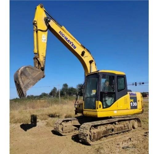 Quality 13T Second Hand Medium Sized Komatsu PC130 Excavator Operating Weight 12600 Komatsu for sale