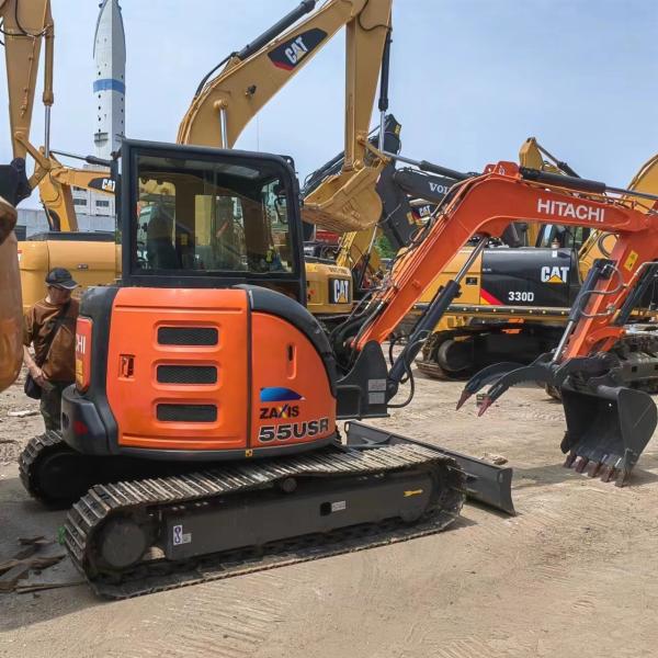 Quality Used Hitachi ZX55U Excavator For Construction Original Hydraulic Cylinder for sale