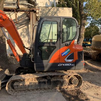 Китай 2020 DOOSAN DX60-9C Подержанный экскаватор в очень хорошем состоянии с небольшим рабочим временем продается