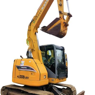 Cina Escavatore Kato 308 di seconda mano con 0-2000 ore di lavoro e basso peso di esercizio in vendita