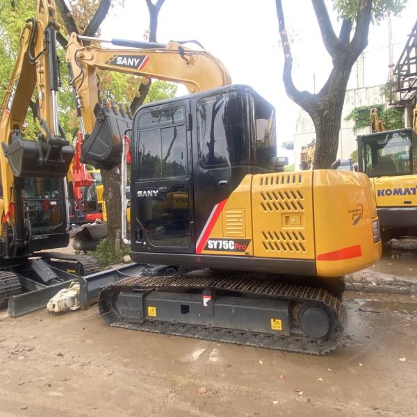 Quality Hot Sale SANY Sy75 Used Excavator 7.5ton Used Second hand Excavator SANY Made in for sale