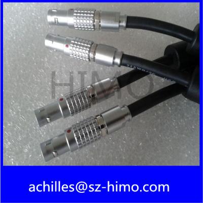 China 2 pin metal connector with lemo cable for sale