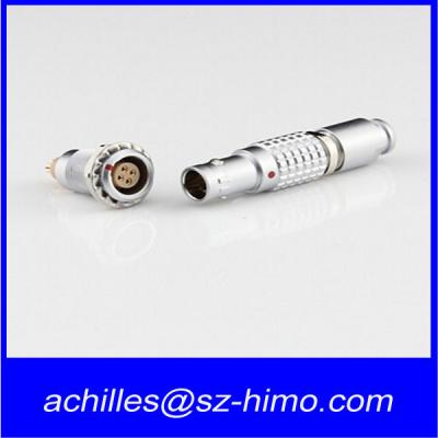 China 4pin push pull self-latching Lemo Connector for sale