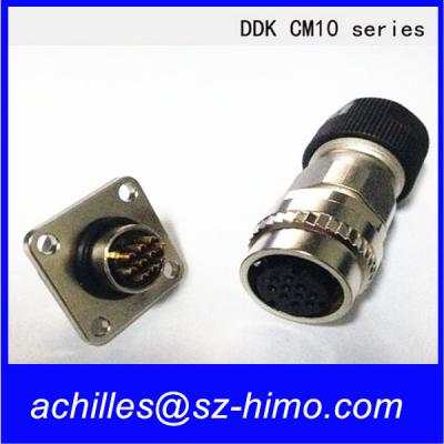 China 10pin DDK CM10 series servo motor quick connector male and female for sale