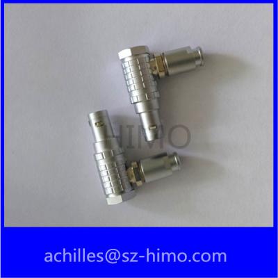China push pull self-locking lemo 5 pin right angel connector 0B 1B 2B series for sale