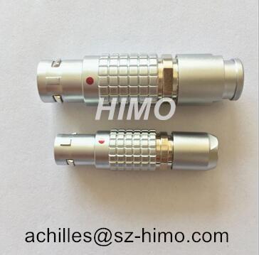 China offer LEMO 4 pin push pull connector male and female terminal plug and panel mount socket for sale