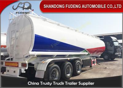 China 45000L Fuel tanker semi trailer with BPW axle , used fuel tanker truck trailer for sale