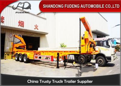 China 37 / 42 Tons Side Loader Trailer , 40ft Container Carrrying  Side Lifter Truck  for sale