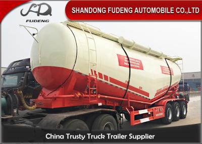 中国 半粉の物質的な乾燥したサイロの大きさのセメント タンク トレーラー45CBMのbulkerのタンカーのトレーラー 販売のため