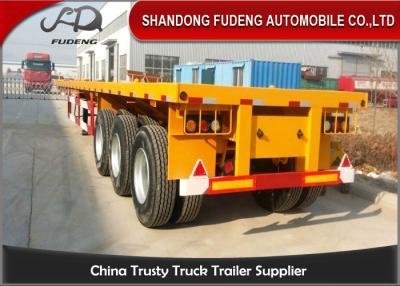 China Containers Transportation Heavy Duty Trailer 12500 * 2500 * 1560 mm Size for sale
