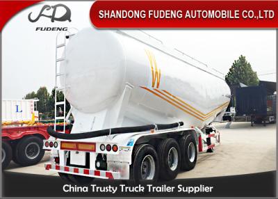 中国 2 / 粉の交通機関のための3つの車軸二重シリンダー大きさのセメントのタンカーのトレーラー 販売のため
