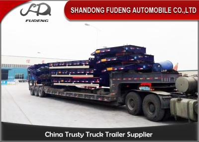 China Heavy Duty 40-60 Ton Low Bed Semi Trailer Excavator Truck Trailer for sale