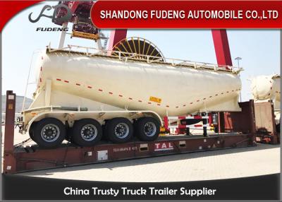中国 80T 60m3 4の車軸は空気圧縮機が付いているタンカーのトレーラーを半セメントで接合しています 販売のため