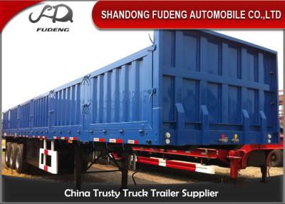 China CE / ISO 3 Axles 50 Tons Side Wall Semi Trailer Carry Cement Bags Goods for sale