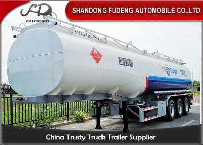 China Carbon Steel Customized Fuel Tanker Semi Trailer / Tractor Trailer Tanker for sale