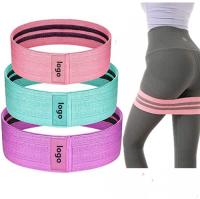 Quality Hip Band Resistance Set Custom Logo Hip Circle Resistance Bands for Booty Glutes for sale