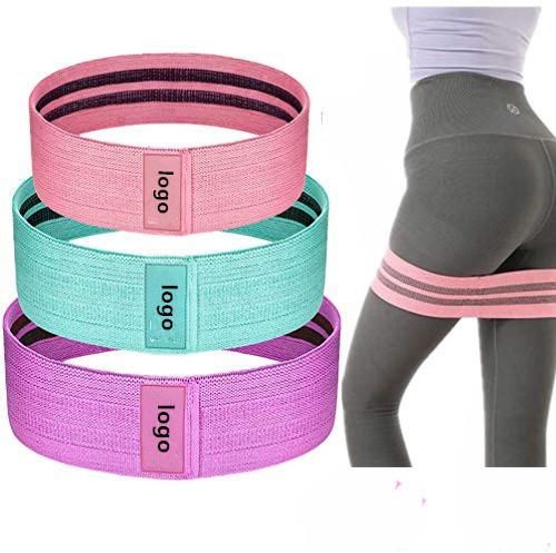 Quality Hip Band Resistance Set Custom Logo Hip Circle Resistance Bands for Booty Glutes for sale