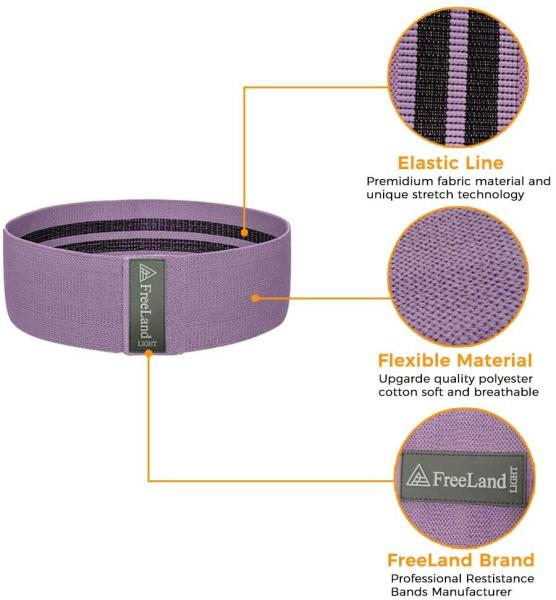 Quality Hip Band Resistance Set Custom Logo Hip Circle Resistance Bands for Booty Glutes for sale