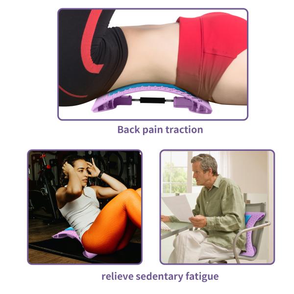Quality Back Stretcher Contiuously Variable Adjustable Back Massager for Lower Upper for sale
