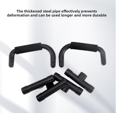 China Adjustable Push up bar Gym Exercise Equipment Fitness 1 Pair H Style Push up Bars Stands Custom for Floor Strength Training for sale