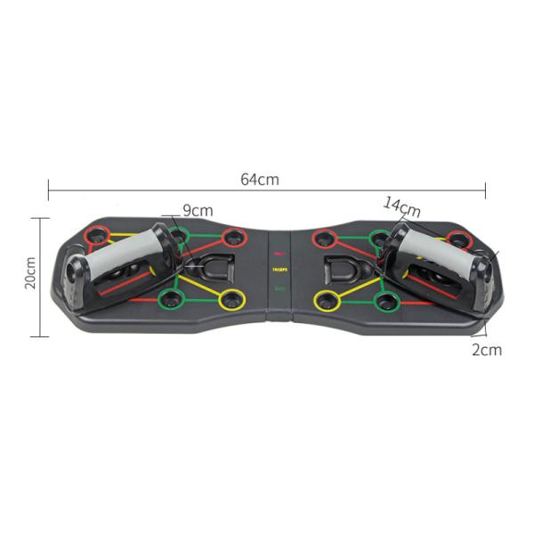 Quality Push up Board Fitness Home Gym Push up Board Smart Coubnting Fiber Texture 360 for sale