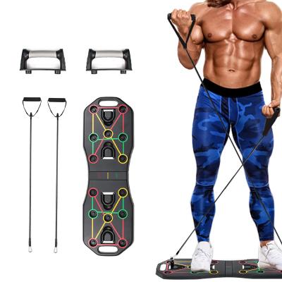 China 9 in 1 Multifunction Push up Board Fitness Push up Board Sport Pushup bar System Fitness Custom Push up Board for sale