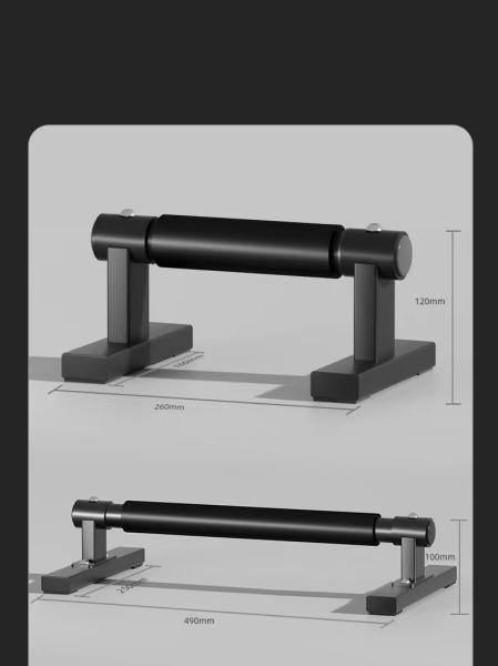 Quality Paralettes Stands Push up Bars Double Rod Trainer Sport Rack Wooden Push up for sale