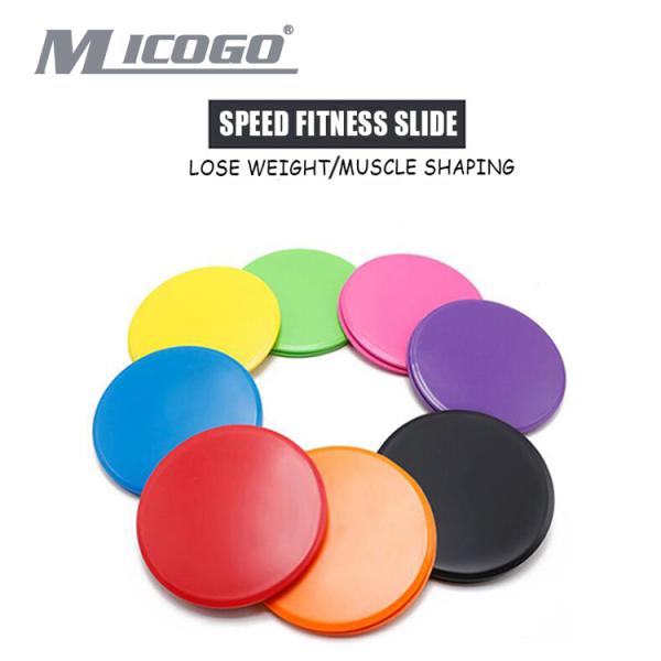 Quality 2PCS Sliding Slider Gliding Discs Indoor Exercise Plate Sliding Muscle Training for sale