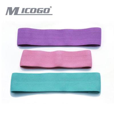 China Custom Logo Wide Anti slip Fabric Resistance Loop Band Hip Exercise Booty Bands ,for  Gaining Confidence in Yoga Training for sale