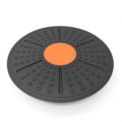 China BSCI Factory Custom Logo 36cm Fitness Plastic Wobble Trainer Balance Board for Body Exercise for sale