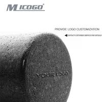 China EPP Black Foam Roller  High Density  Solid Mini Wholesale Customized 30 45 60 90 cm Massage logo Custom Design for sale