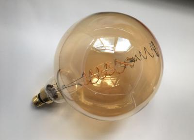 China E27 LED Edison Type Light Bulbs G200 Clear Gloden Gray Flexible Curved LED Lamp for sale