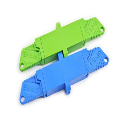 Cina Adattatore per cavo ottico FTTH monomodale con connettore in fibra ottica APC E2000 con flangia in vendita