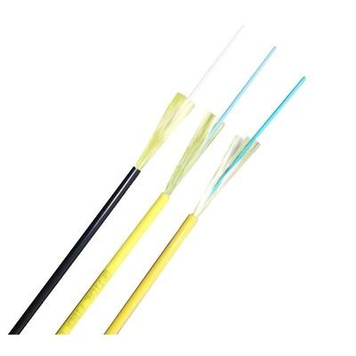 Cina I centri dell'interno semplice del cavo a fibre ottiche 1 di SM/MM rivestimento giallo del PVC LSZH 3.0mm/di 2mm in vendita