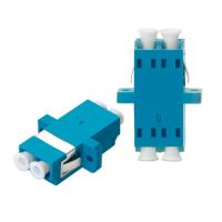 China Duplex Multimode Fiber LC Connector Green FTTH Adapter for sale