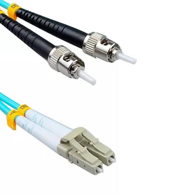 Cina LC - Cavo patch in fibra ottica ST Duplex UPC APC 2.0mm PVC OM3 blu in vendita