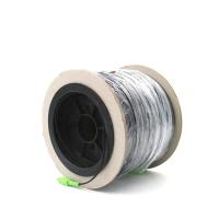 China Outdoor Single Mode FTTH Drop Cable Patch Cord G657A1 SC APC 30M Self Support for sale