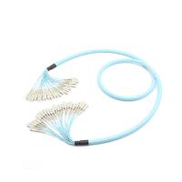 China Pre Terminated Multimode Fiber Optic Patch Cord With SC Connector 24 core OM3 for sale
