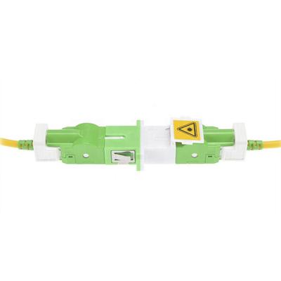 Cina Connettore automatico dell'otturatore del cavo di toppa in fibra ottica FTTH SC per protezione da polvere e laser in vendita