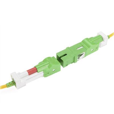 Cina Connettore automatico dell'otturatore del cavo di toppa in fibra ottica FTTH SC per protezione da polvere e laser in vendita
