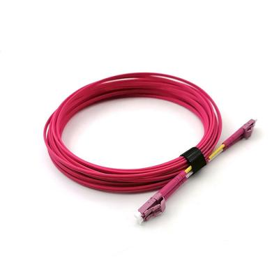 China Patch Cord Lc Duplex 2.0mm PVC LSZH PC - PC Multimodo OM4 Fibra Patch Cord à venda