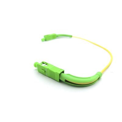 Cina Cavo di toppa a fibra ottica dello Sc APC stivale angolato a 90 gradi G657A1 simplex 0,3 metri in vendita