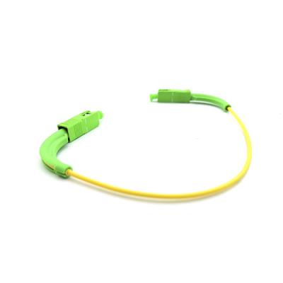 Cina Cavo di toppa a fibra ottica dello Sc APC stivale angolato a 90 gradi G657A1 simplex 0,3 metri in vendita
