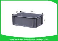 China Virgin PP Plastic Stacking Boxes Light Weight , Large Plastic Storage Containers for sale