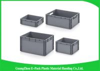 China Virgin PP Plastic Stacking Boxes Light Weight , Large Plastic Storage Containers for sale
